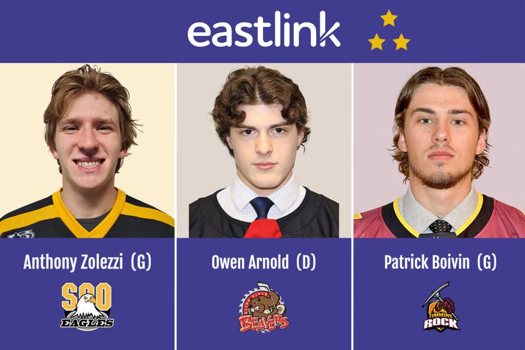 NOJHL announces its Eastlink TV 3 Stars of the Week | Blind River Beavers